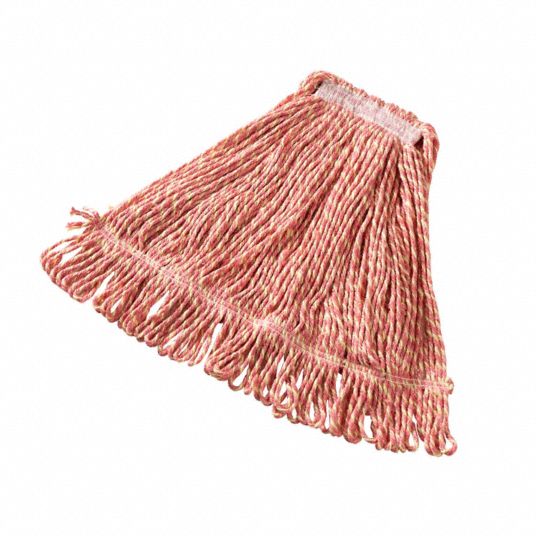 RUBBERMAID COMMERCIAL PRODUCTS, String Mop, Medium Mop Head Size, Wet ...