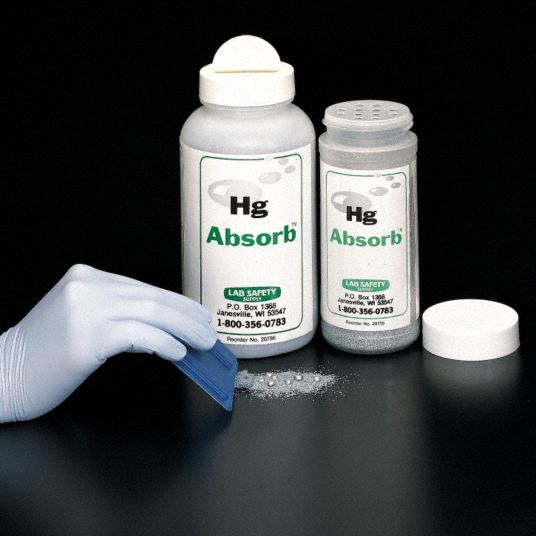 Absorbent Powder, Powder, Mercury Absorbing Powder - 8ZF60|8ZF60 - Grainger