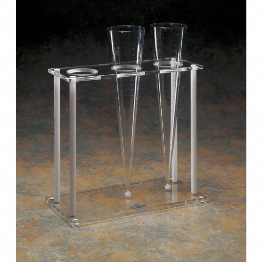 Imhoff Cone Rack, Acrylic - Grainger