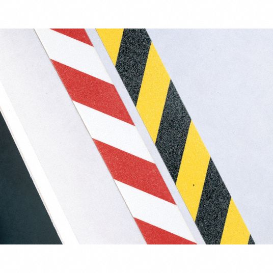 20 Grit Size, Striped, Antislip Tape - 8ACL9|22879R - Grainger