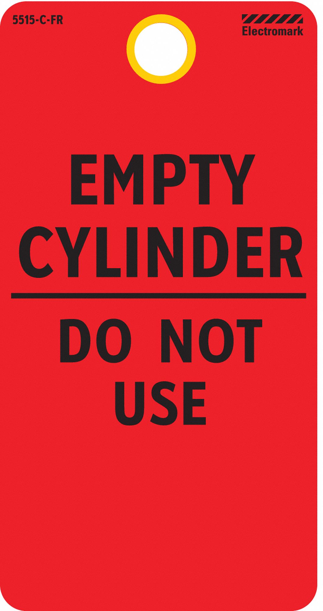 ELECTROMARK TAG,EMPTY CYLINDER,RED,PK25 - Safety Tags - WWG8AD20 ...