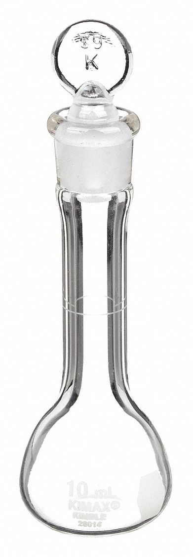 Borosilicate Glass, 10 mL Capacity - mL, Volumetric Flask - 8AGC7|28014 ...