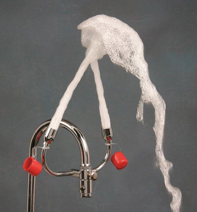 OPTIKLENS, Faucet Mnt, Eyes and Face Coverage, Plumbed Eyewash - 8AH30 ...