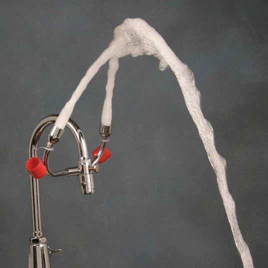 OPTIKLENS, Faucet Mnt, Eyes and Face Coverage, Plumbed Eyewash - 8AH31 ...