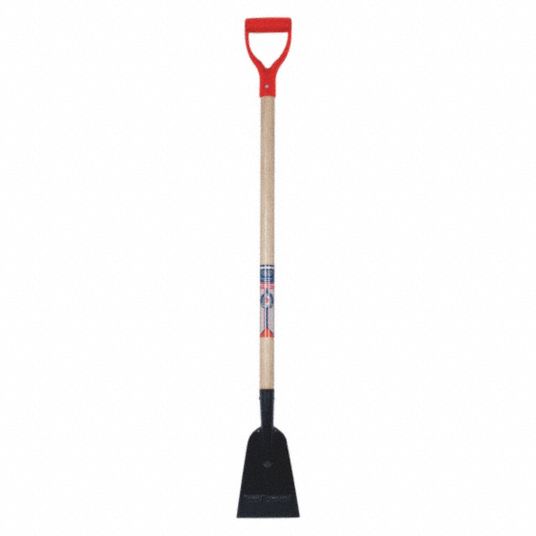 Ice Scraper, 7" Blade Width, 14" Blade Height, 36" Handle Length, D ...