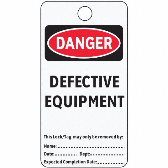 ELECTROMARK Danger Tag, Height 5-3/4", Width 3", PK 25 - 8AJR5|5023V2 ...
