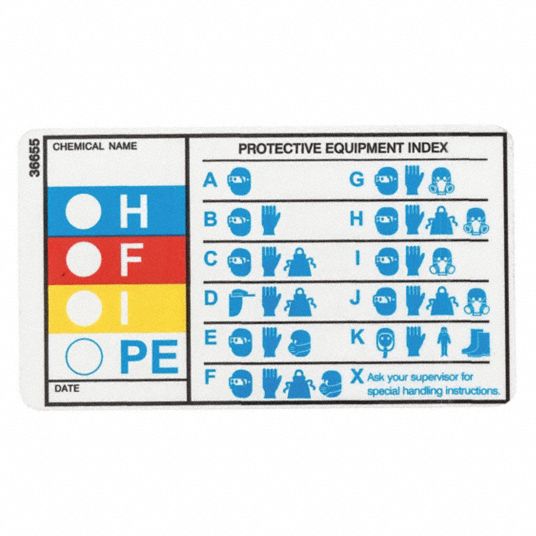 ELECTROMARK, 2 in Ht, 3 1/2 in Wd, HMIG Label - 8AKA0|Y604387 - Grainger