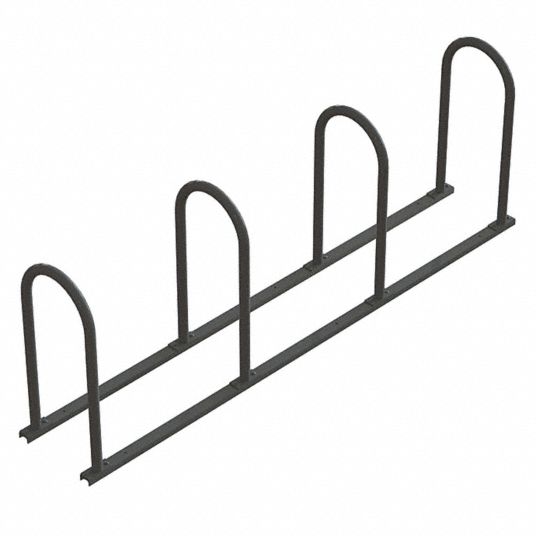 Extended U-Rack Rack, 8 Bikes, Bike Rack - 8ANC0|UT160-8-B - Grainger