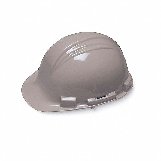 Gray, No Graphics, Hard Hat - 9K479|A79R090000 - Grainger