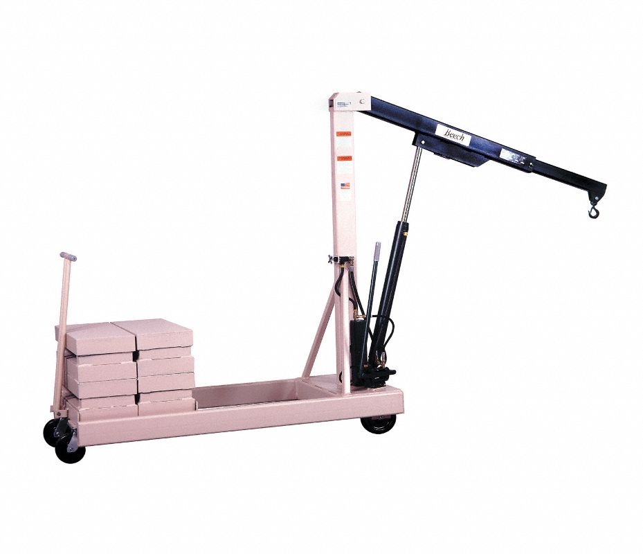 BEECH Grúa de Piso de Contrapeso marca BEECH, Capacidad 2000 lb ...