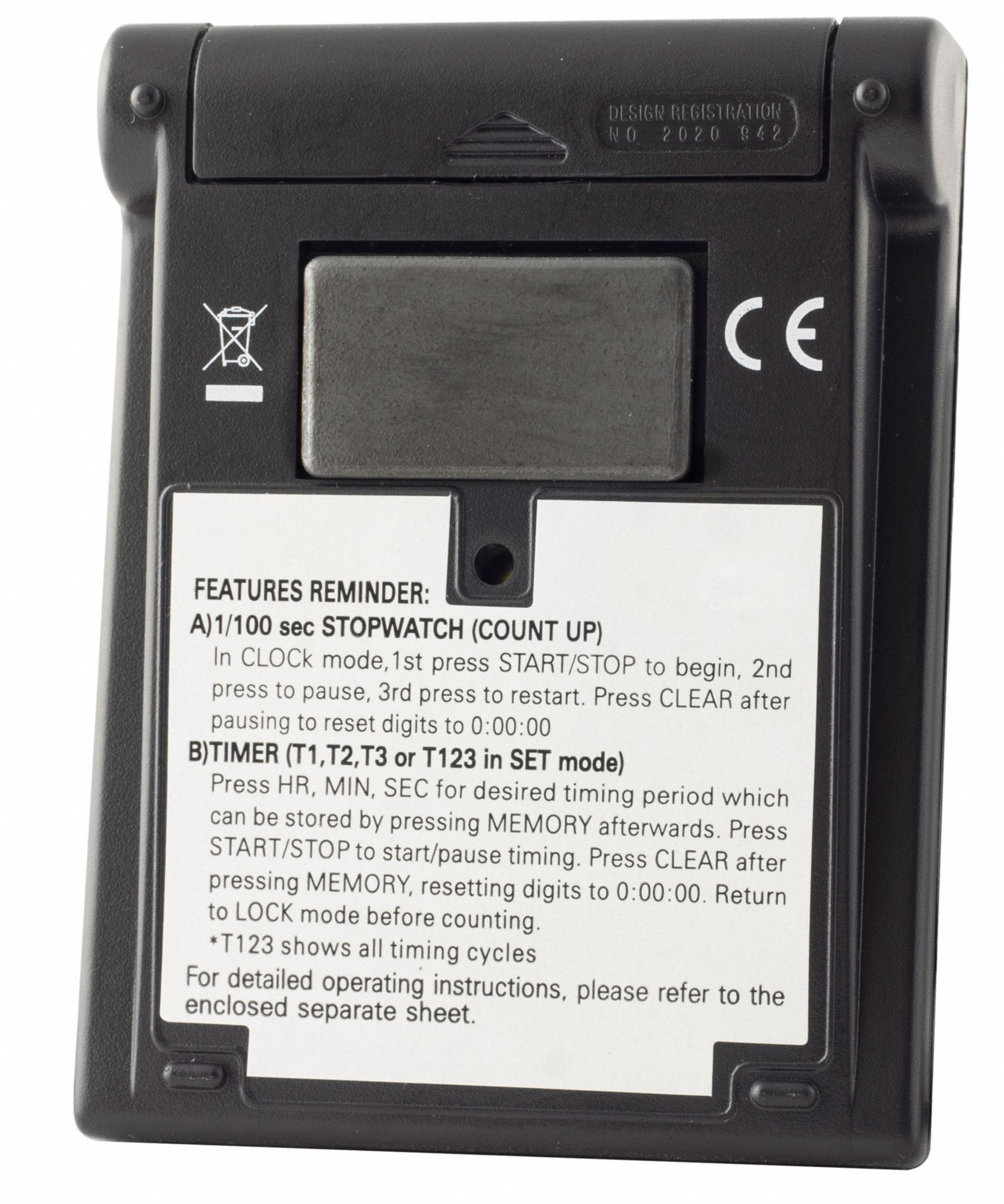 TRACEABLE Triple Display Timer - 8AT41|5025 - Grainger TRACEABLE Triple Display Timer - 8AT41|5025 - Grainger