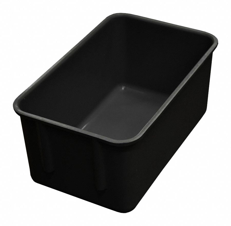 MOLDED FIBERGLASS, 0.9 gal, 9 3/4 in x 6 1/8 in x 4 1/2 in, Nesting ...