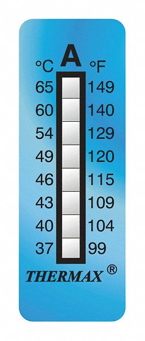 Temperature Test Strips - Grainger Industrial Supply