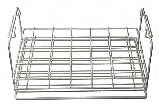 2 1/2 in Overall Ht, White, Tube Rack - 8AVE2|W227731 - Grainger