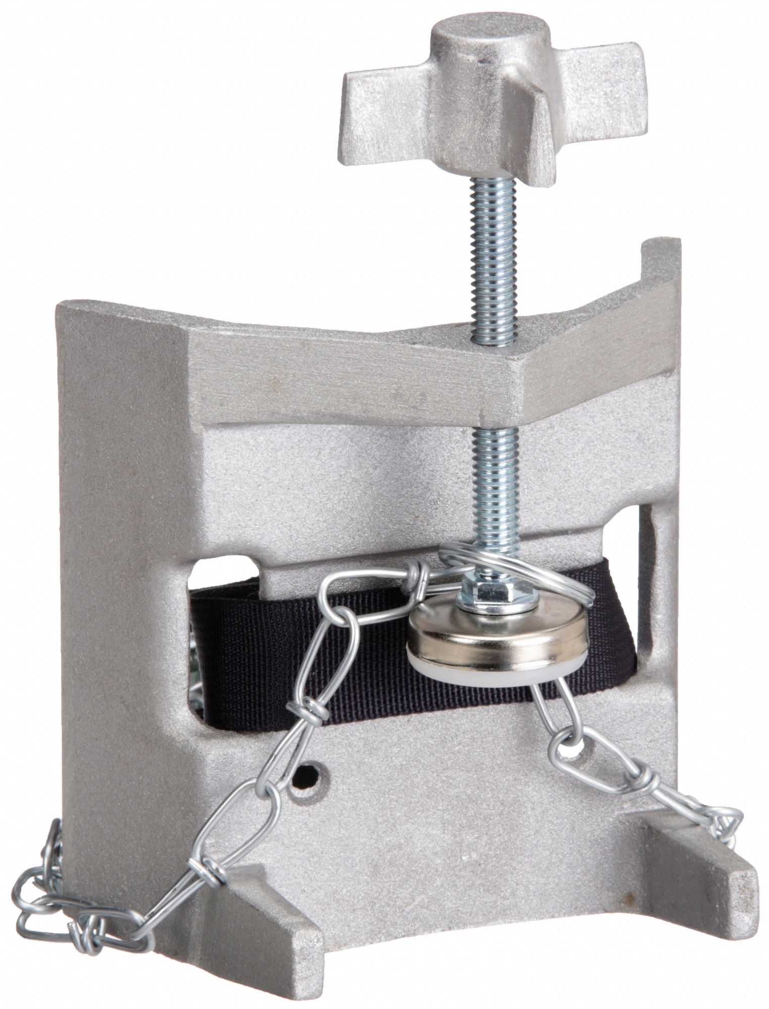 TROEMNER Bench Bracket: 1 Cylinder, For 4 in to 14 in Dia, 6 1/2 in W x ...