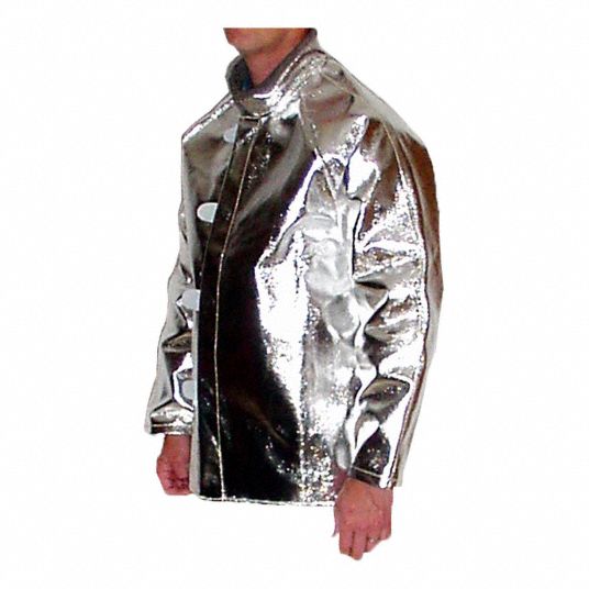KAREWEAR, L, 30 in Lg, Aluminized Jacket - 8AXK1|706ARL - Grainger