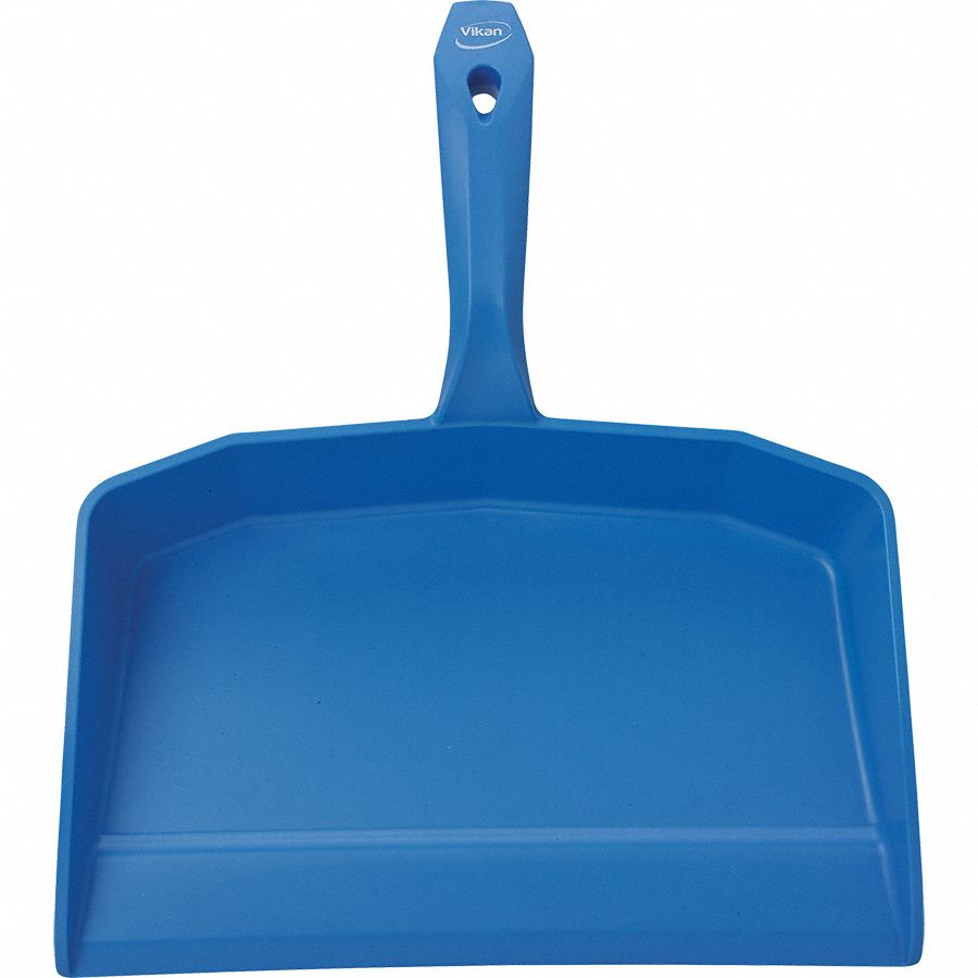 VIKAN Hand Held Dust Pan: Plastic, 13 in Overall Dust Pan Wd, 11 1/2 in ...