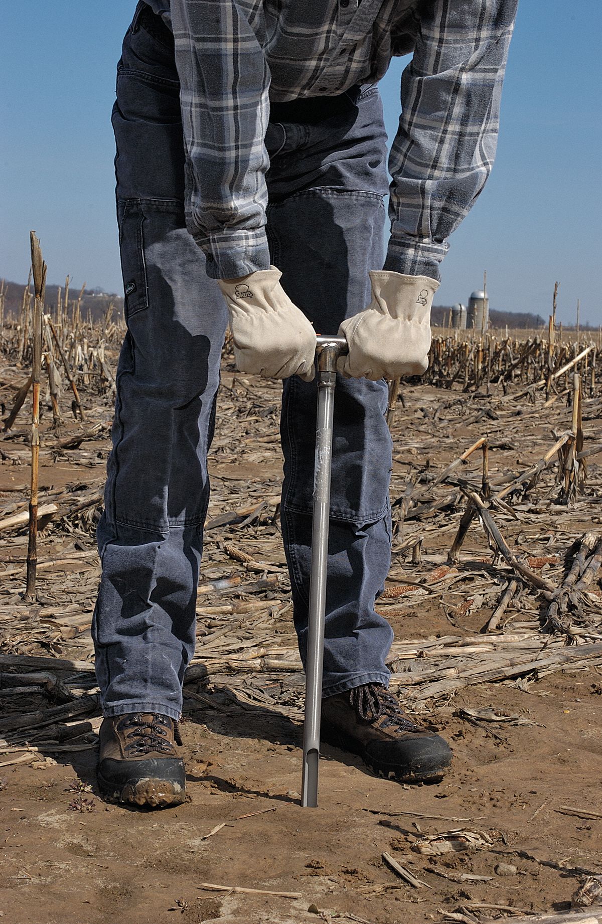 Soil Probe, 5/8 in Threaded, Includes 10 in Cross Handle - Grainger