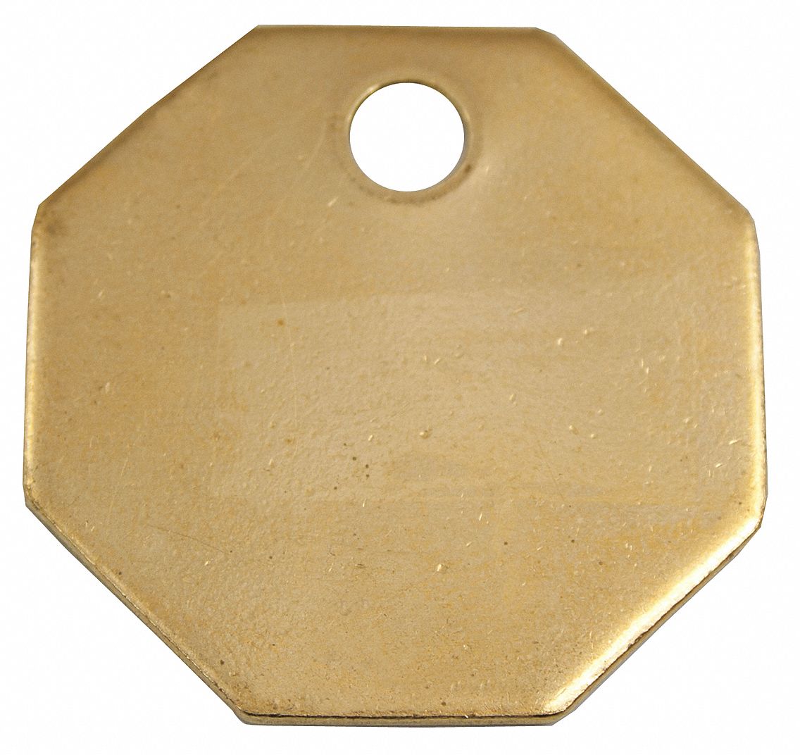 C.H. HANSON, Brass, Brass, Blank Tag - 8CDJ4|42527 - Grainger