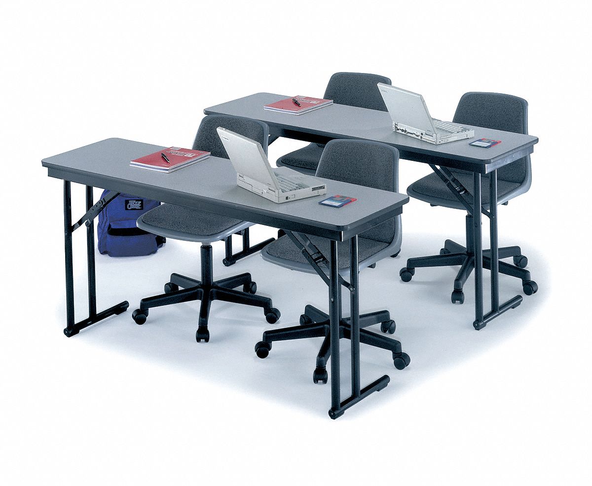 Rectangle Seminar Table, Oak, 60 inW x 24 in Depth - Grainger