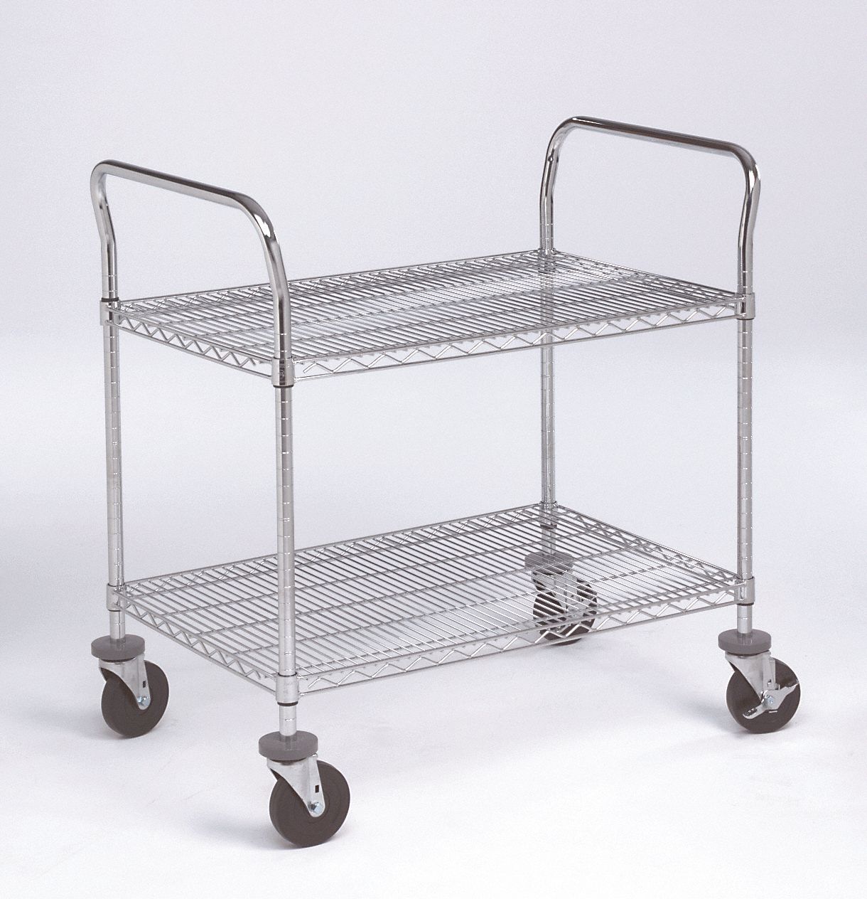 Wire Utility Cart,2 Shelf,39x36x24 - Grainger