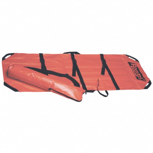 Soft Stretcher, 78 in Length, 28 in Width, Orange, 350 lb Weight ...