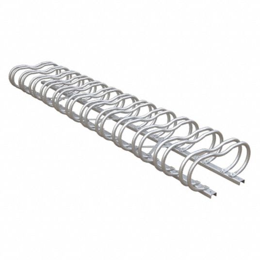 Bike Rack, Portable,12 Spaces,10 ft. - Grainger