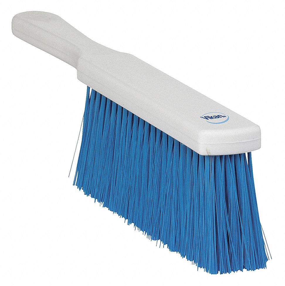 14 inL Polyester Bench Brush, White - Grainger
