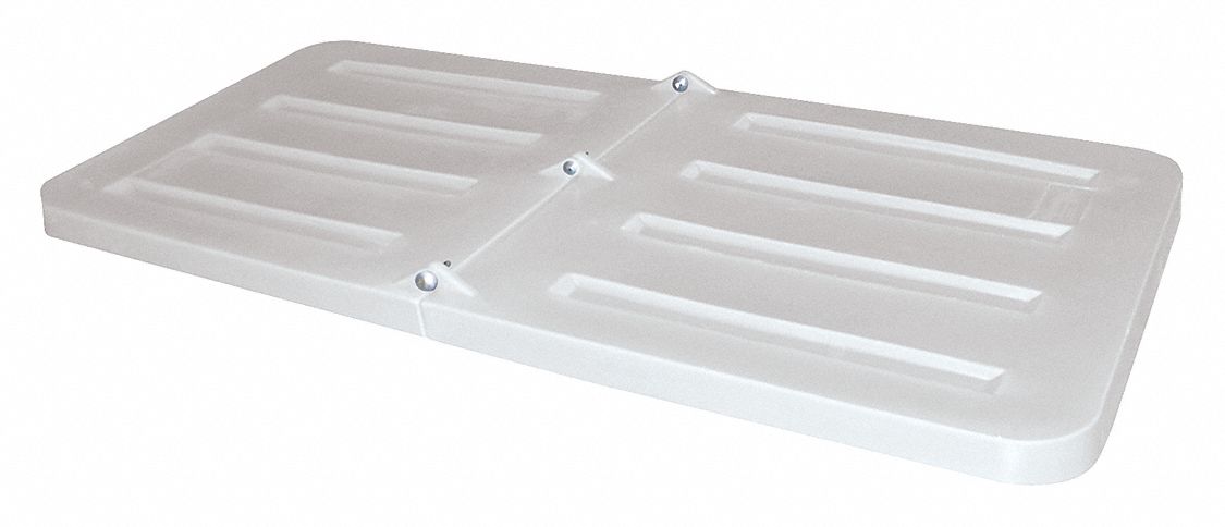 28.7 cu ft Fits Truck Size (Cu.-Ft.), MDPE, Hinged Lid for Tilt & Cube ...