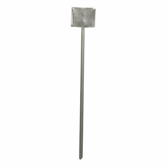 COLLIER METAL SPECIALTIES, Steel, 30 in Ht, Sign Holder - 8CPT6|5430 ...