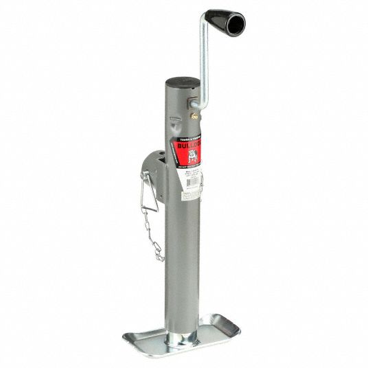 BULLDOG, Trailer Jack, 3,000 lb Static Load Capacity, Trailer Jack ...