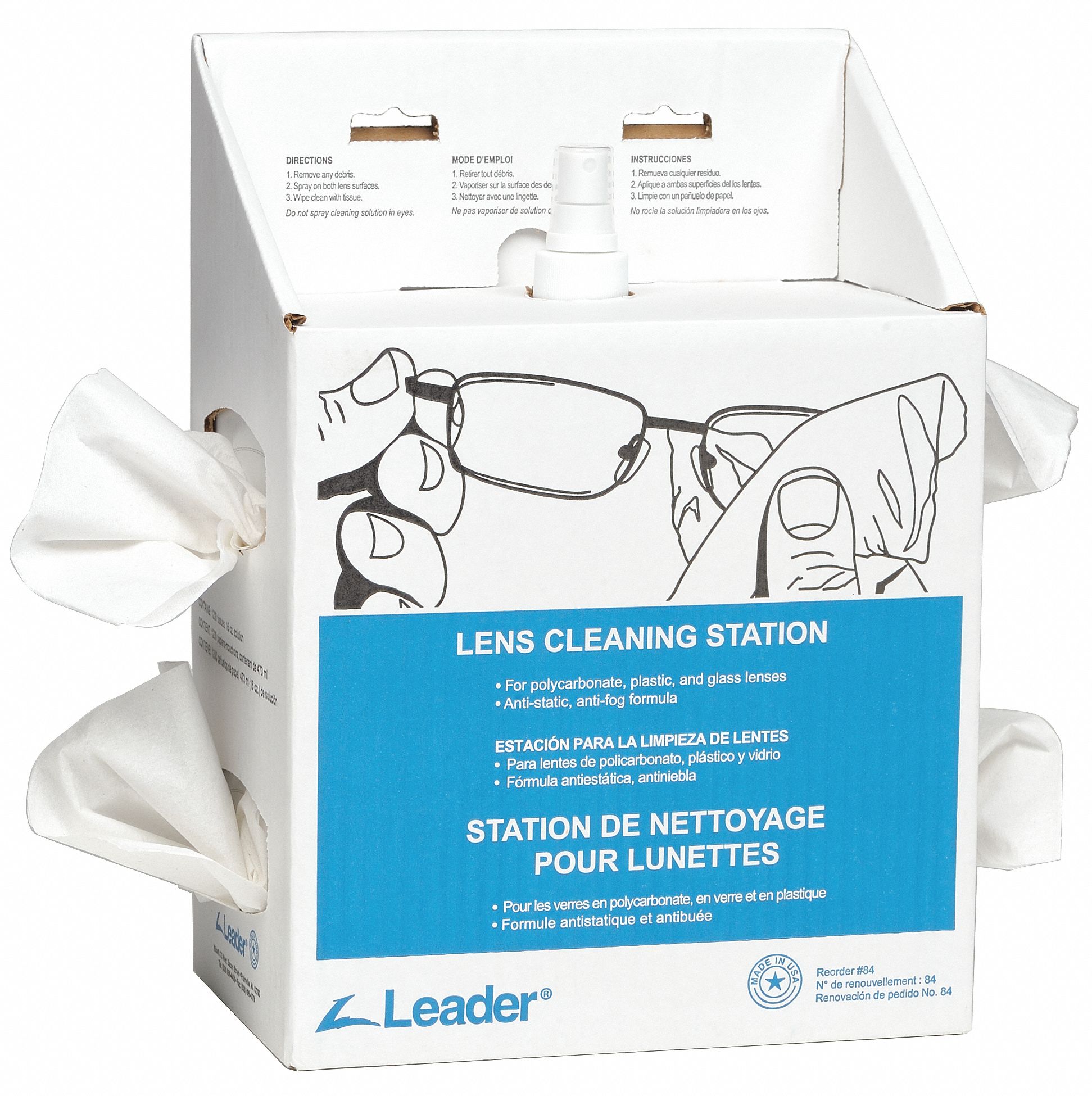 Disposable Lens Cleaning Station - Grainger