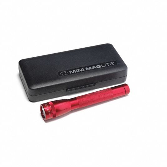 Handheld Flashlight: AA Battery, Xenon, 5.75 in Lg, 14 lm Max Lumens ...