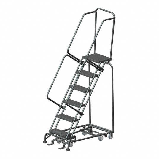 Rolling Ladder,Steel,60 In.H - Grainger