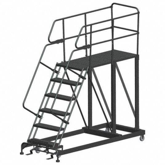 BALLYMORE, 5 ft Platform Ht - Max, 36 in x 60 in, Mobile Work Platform ...