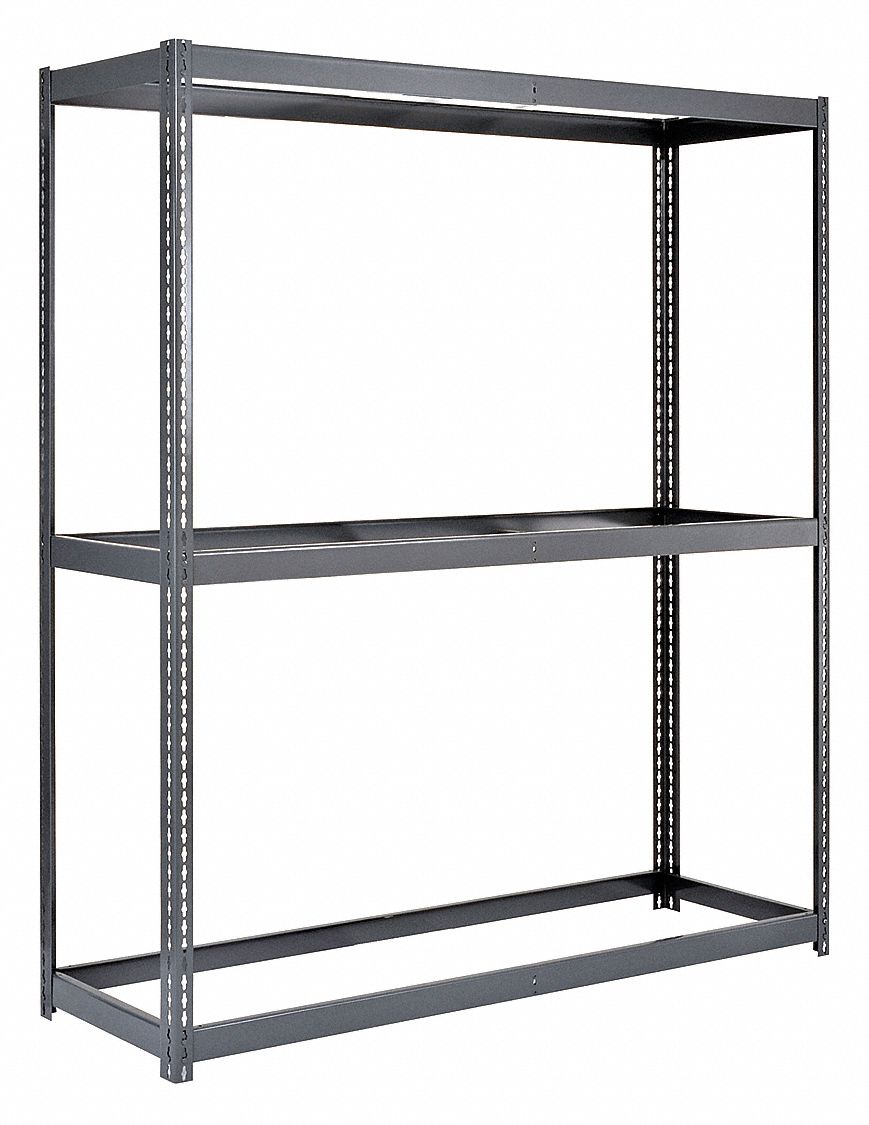 EDSAL, Standalone, Medium-Duty, Bulk Storage Rack - 8CYU2|RL2451 - Grainger EDSAL, Standalone, Medium-Duty, Bulk Storage Rack - 8CYU2|RL2451 - Grainger