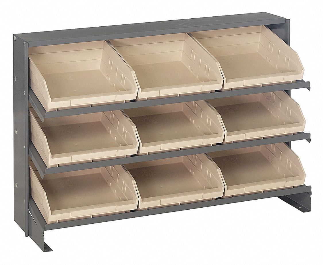 QUANTUM STORAGE SYSTEMS, 36 in x 12 in x 21 in, 1 Sided, Bench Pick ...