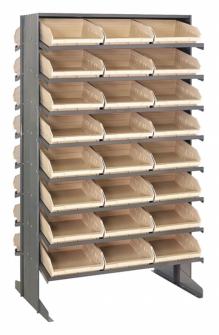 QUANTUM STORAGE SYSTEMS, 36 in x 24 in x 60 in, 2 Sided, Pick Rack ...