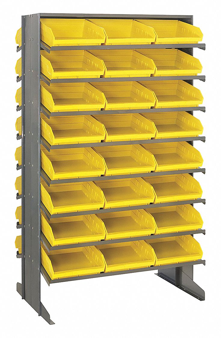 QUANTUM STORAGE SYSTEMS, 36 in x 24 in x 60 in, 2 Sided, Pick Rack ...