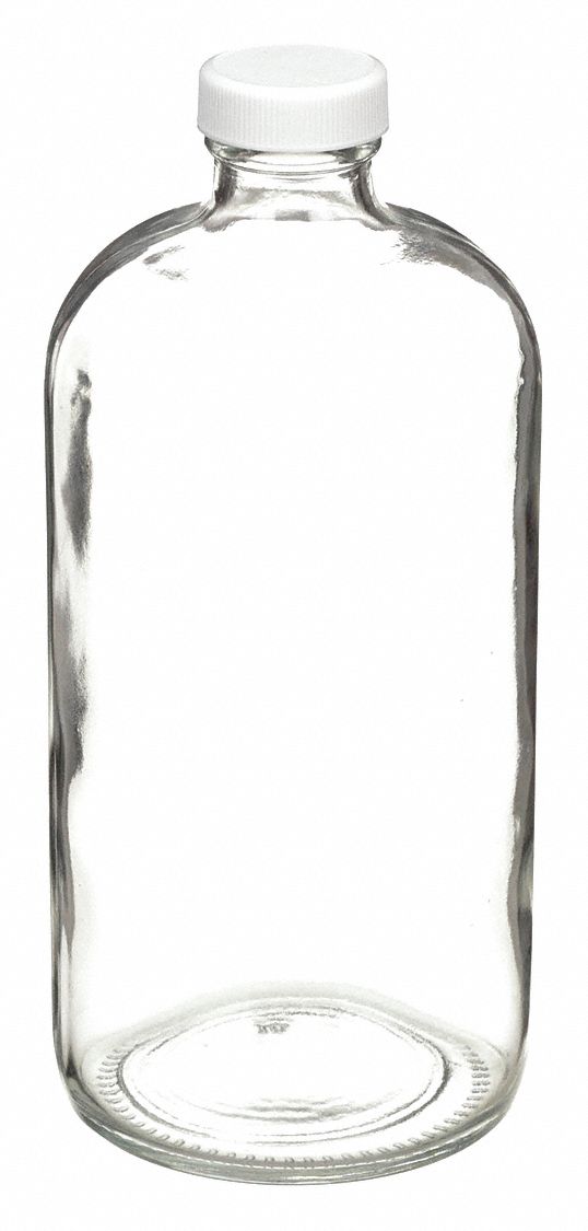 Glass, 1 L Capacity - mL, Bottle - 8DDU2|W216811 - Grainger