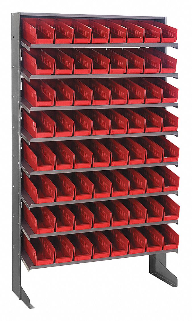 QUANTUM STORAGE SYSTEMS, 36 in x 12 in x 60 in, 1 Sided, Pick Rack ...