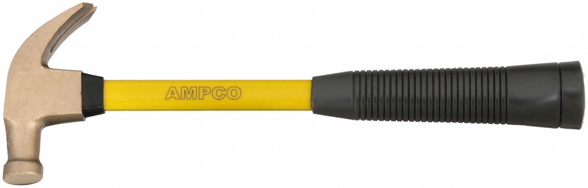 Aluminum Bronze, Ribbed Grip, Curved Claw Hammer - 8DFC2|H-19FG - Grainger