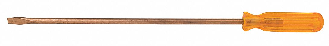 AMPCO, Beryllium Copper, 3/8 in Tip Size, Non-Sparking Slotted ...