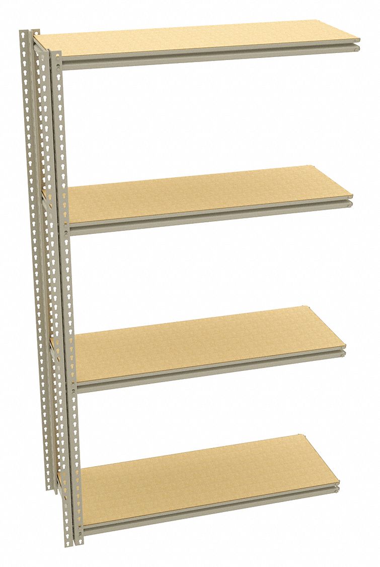 TENNSCO, Add-On, Medium-Duty, Boltless Shelving - 8DH53|ZV7-4818A-4D ...