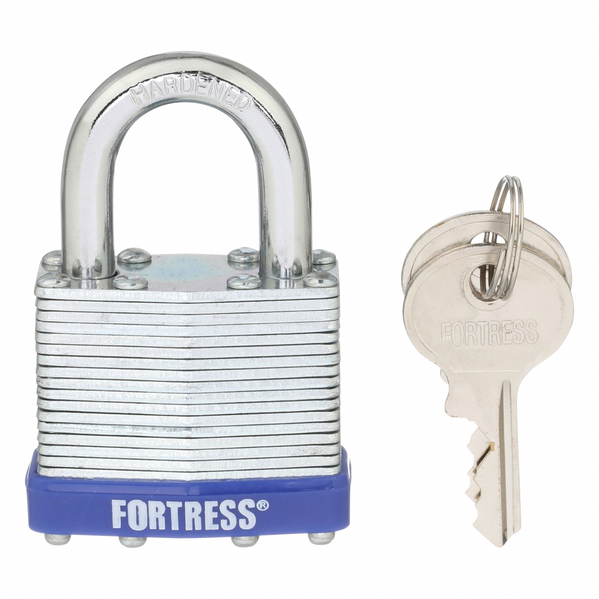 FORTRESS, Keyed Different, Steel, Lockout Padlock - 8DJ58|1803BLU ...
