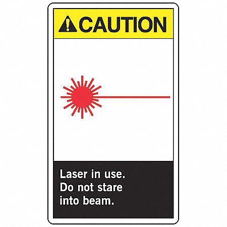 Vinyl, Adhesive Sign Mounting, Safety Label - 9GNY3|LRAD603VSP - Grainger