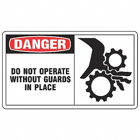 Vinyl, Adhesive Sign Mounting, Safety Label - 8UV01|LEQM019VSP - Grainger