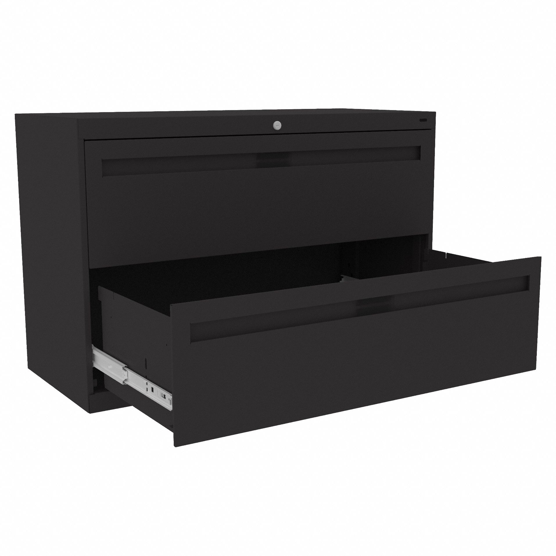 TENNSCO, Black, 2 Drawers, Lateral File Cabinet - 8DM98|LPL4224L20 ...
