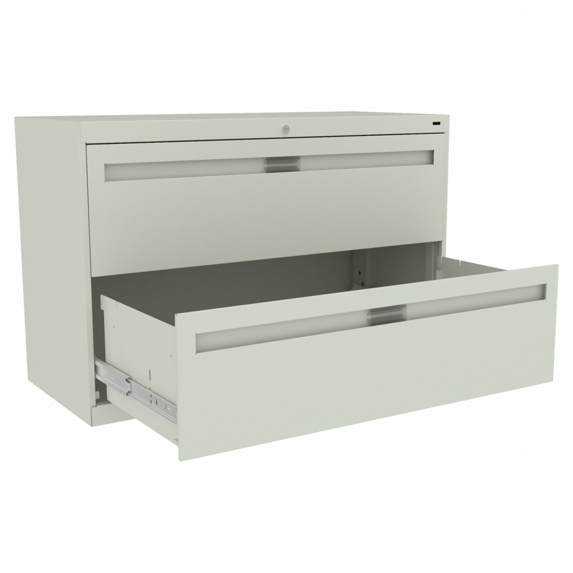 TENNSCO, Light Gray, 2 Drawers, Lateral File Cabinet - 8DM99|LPL4224L20 ...