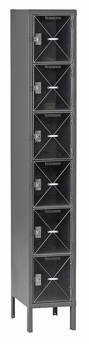 TENNSCO, 12 in x 18 in x 78 in, 6 Tiers, Box Locker - 8DYK2|CBL6-121812 ...